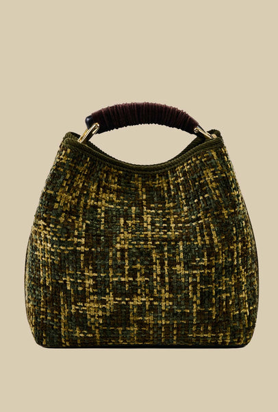 Via Mail Bag - Borsa Coral Chenille Forest Green | Galax Sarzana ...